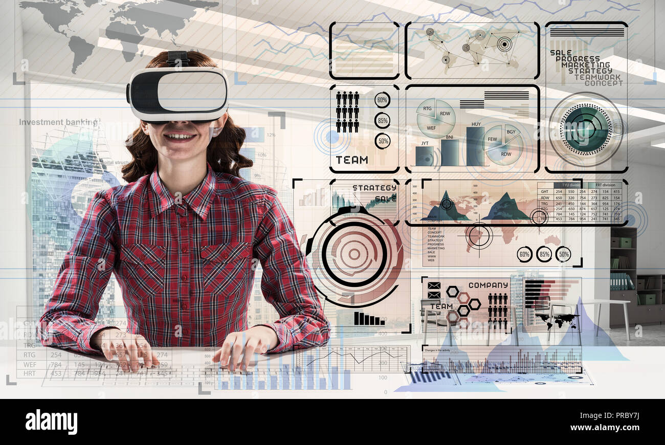 Using modern technologies Stock Photo - Alamy
