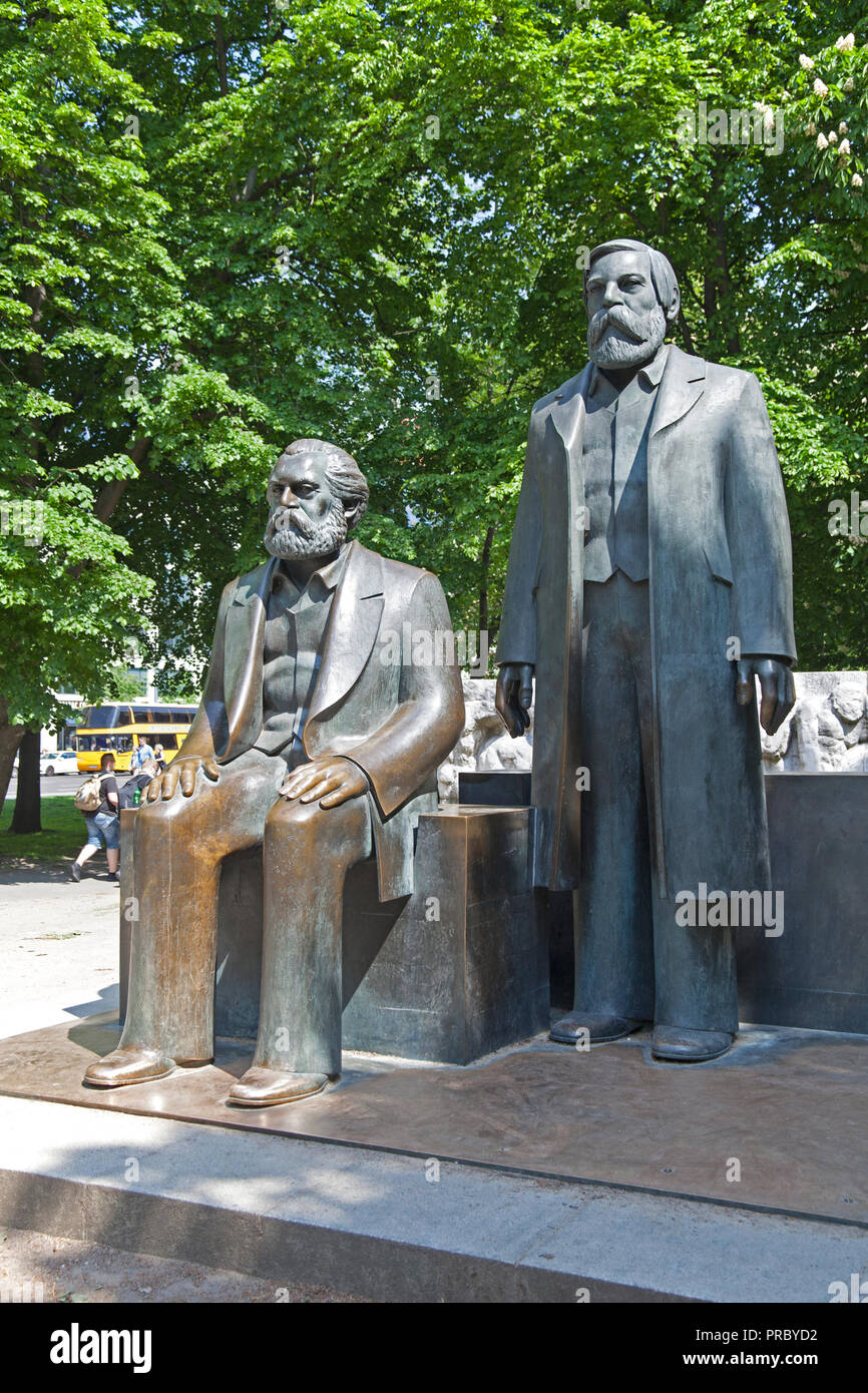 Bronze in the marx engels forum hi-res stock photography and images - Alamy