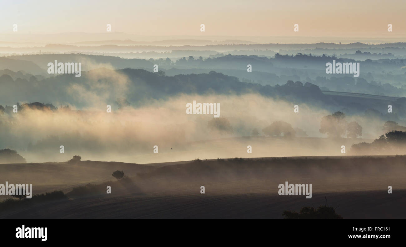 Autumnal view over fields hi-res stock photography and images - Alamy