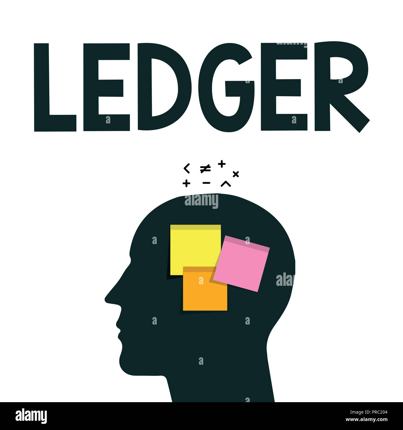 Word writing text Ledger. Business concept for book or other collection ...