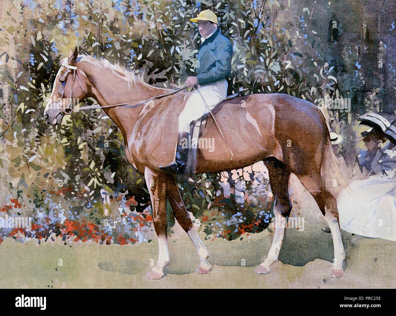 Crawhall Joseph - in the Paddock Stock Photo - Alamy