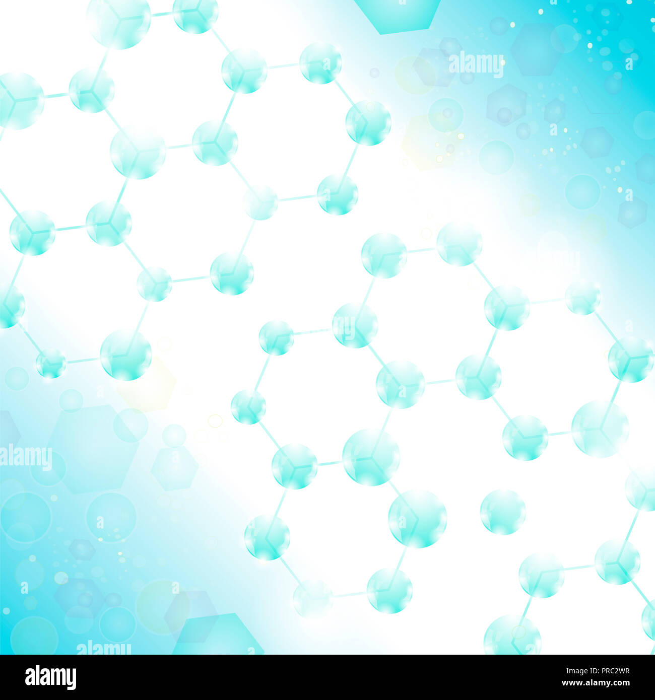 Hexagonal molecule dna molecular structure hi-res stock photography and ...