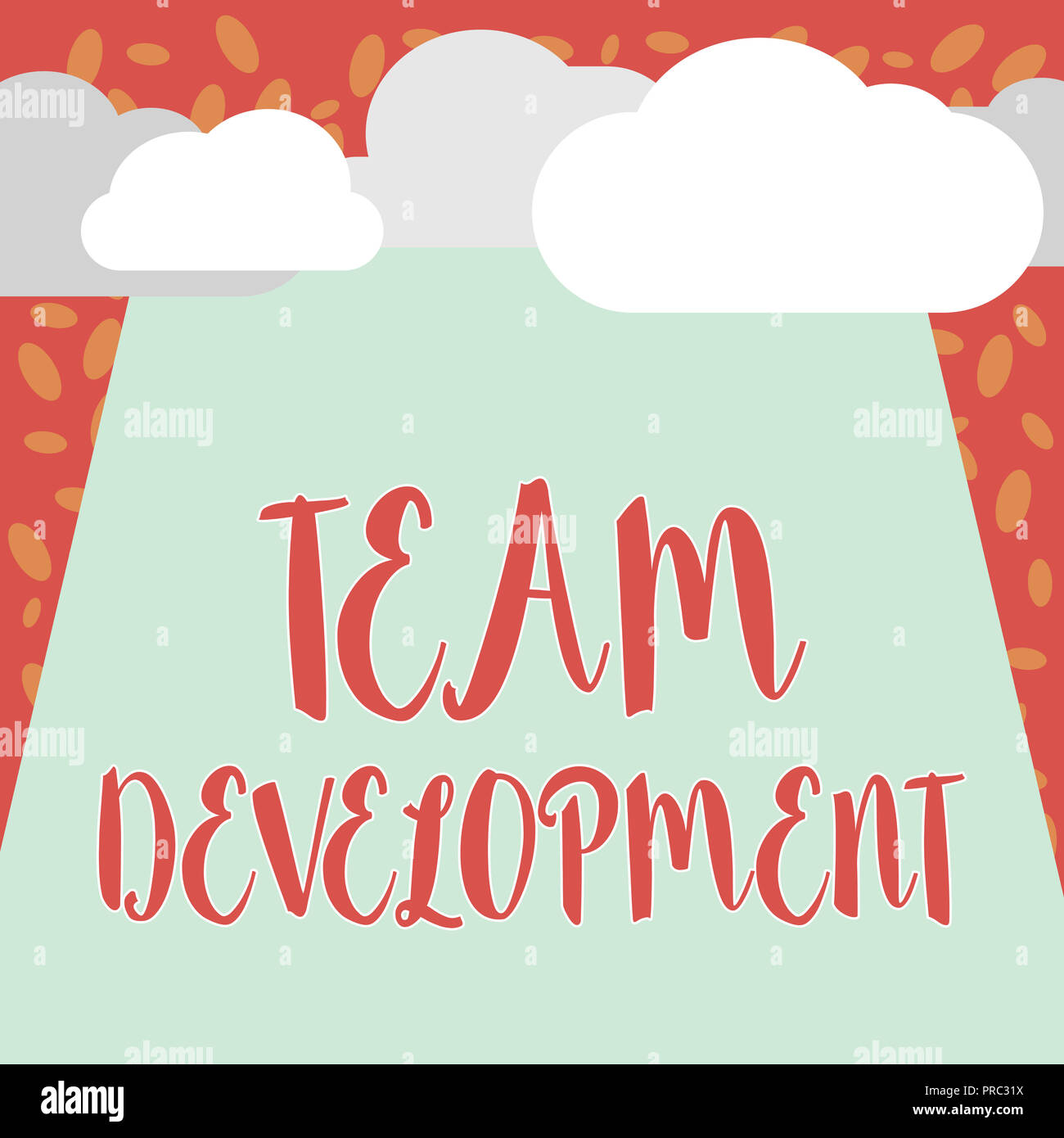Writing note showing Team Development. Business photo showcasing learn why and how small groups ...