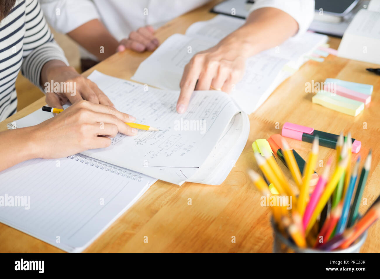 woman learn and teach tutor concept education helping each other ...