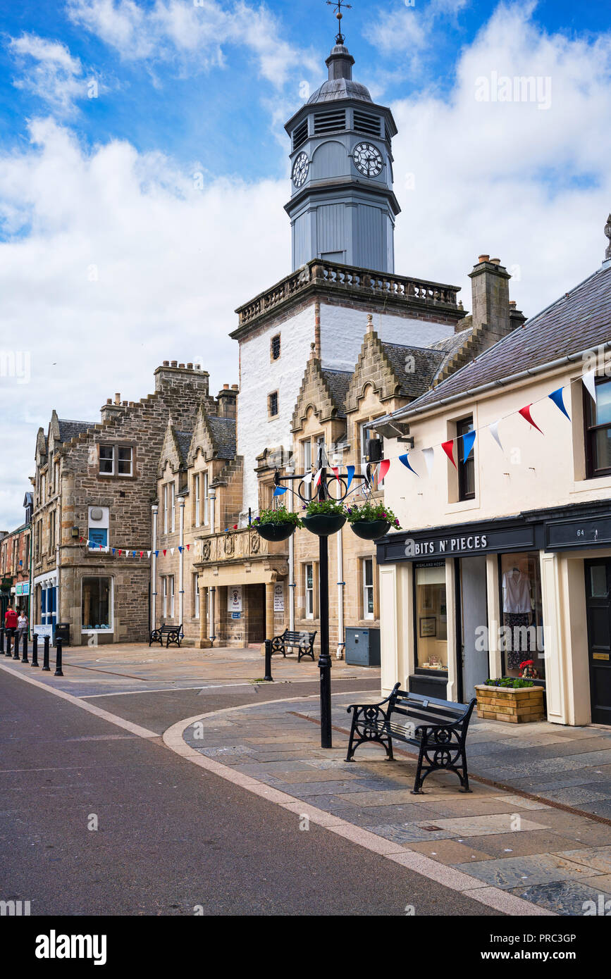 Town dingwall scotland dingwall town hi-res stock photography and ...