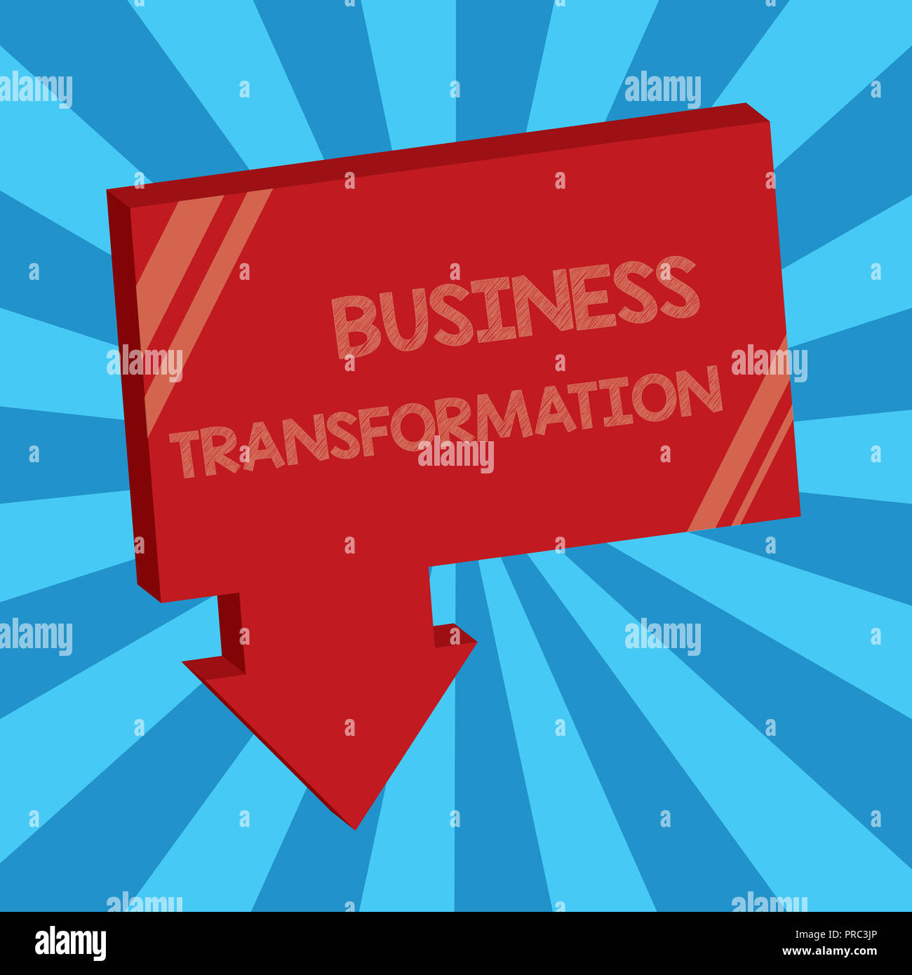 Writing note showing Business Transformation. Business photo showcasing ...