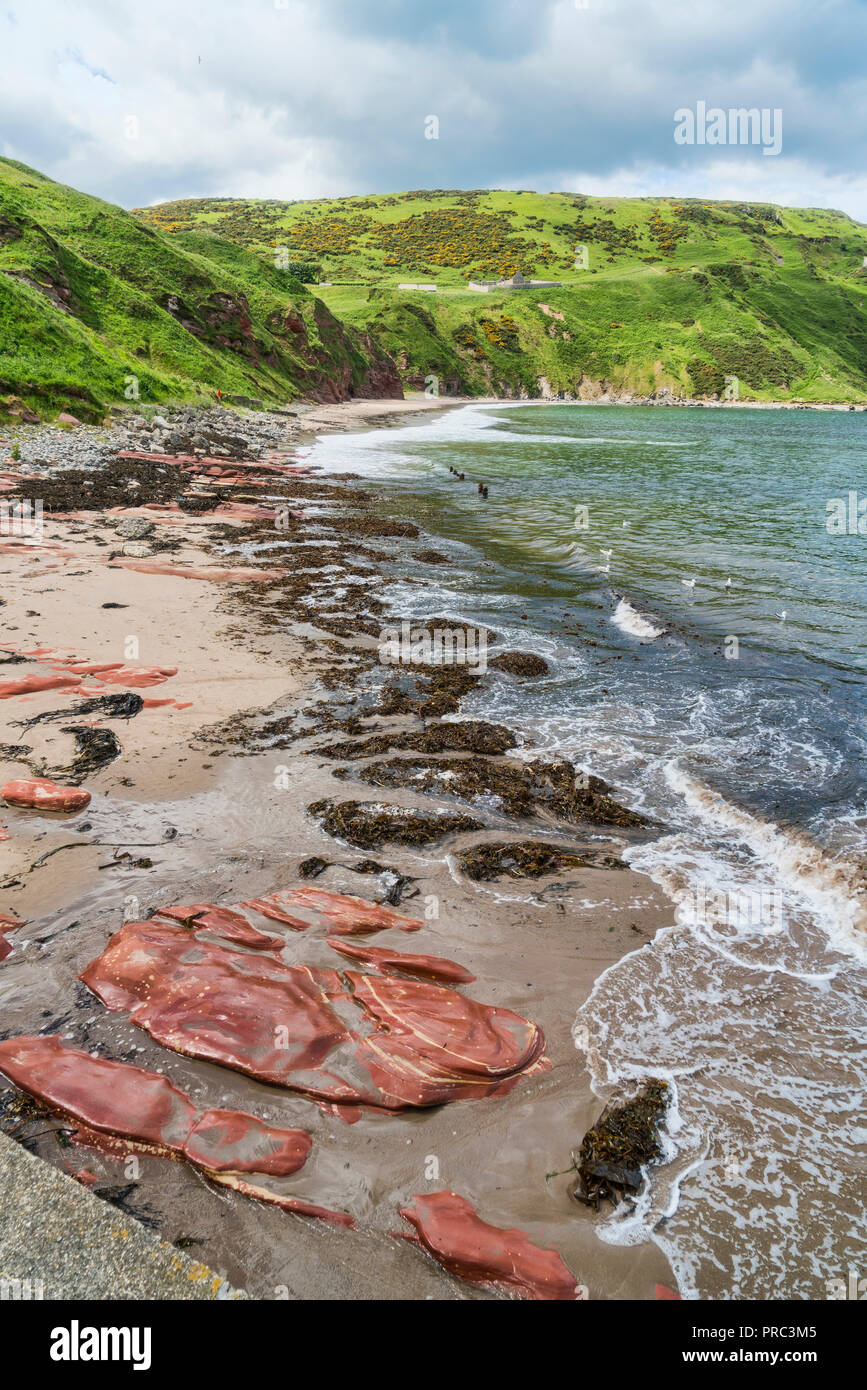 Gardenstown beach, Moray Firth, Aberdeenshire, Highland Region ...