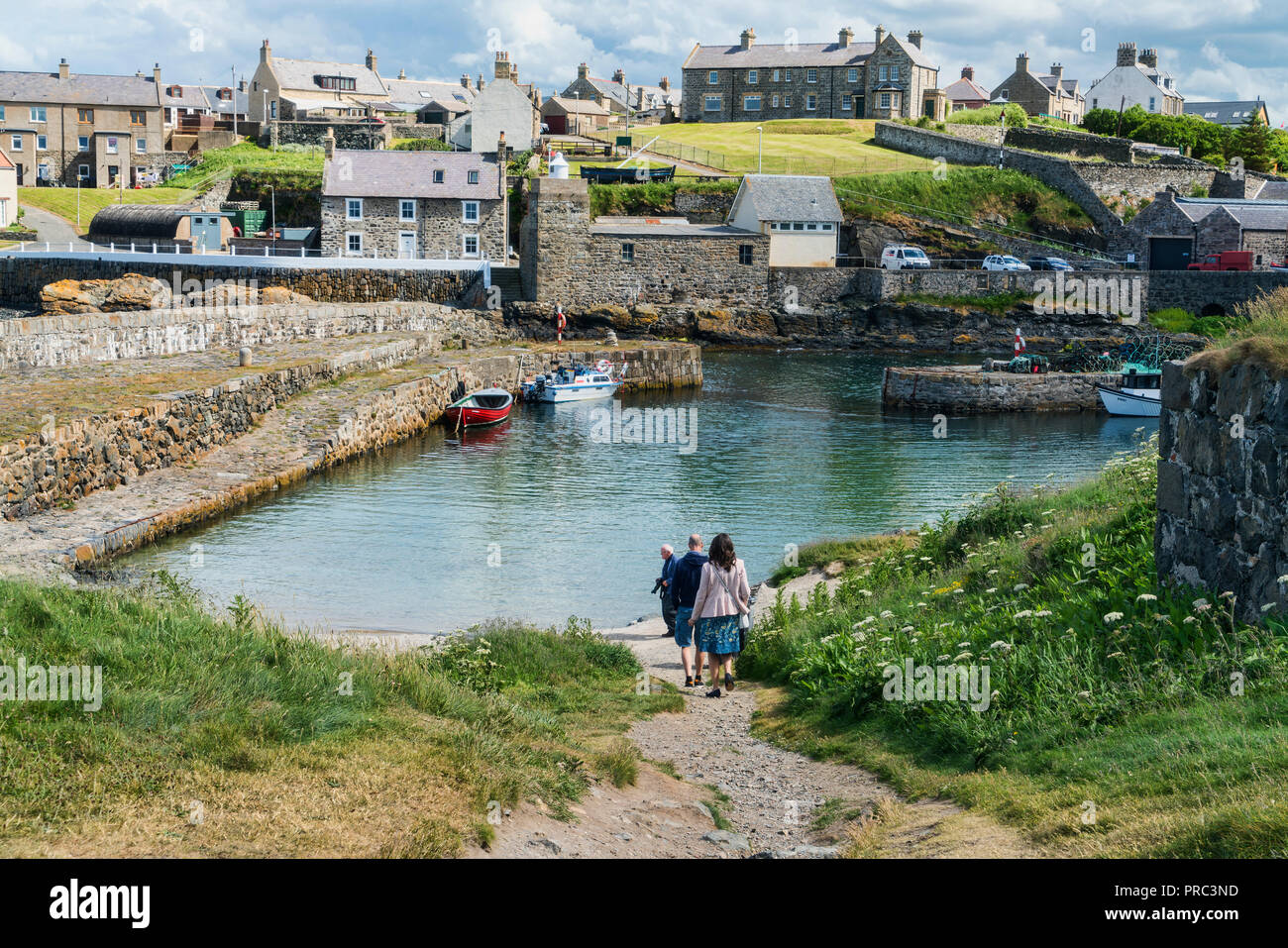 Portsoy Harbour, Moray Firth, Aberdeenshire, Highland Region, Scotland ...