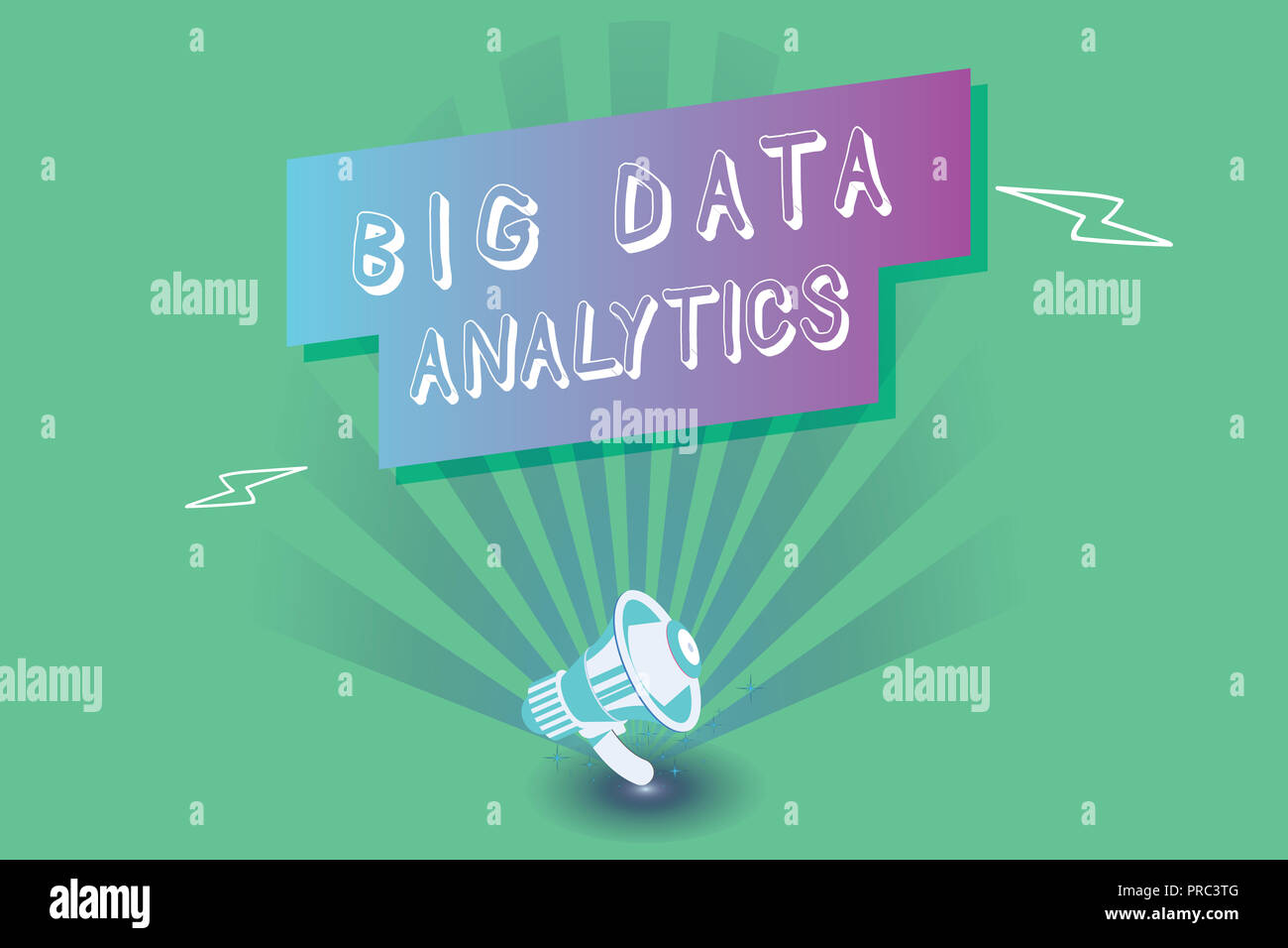 Conceptual hand writing showing Big Data Analytics. Business photo showcasing The process of ...