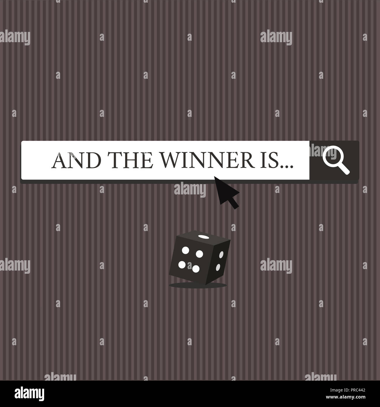 Word writing text And The Winner Is.... Business concept for Announcing ...