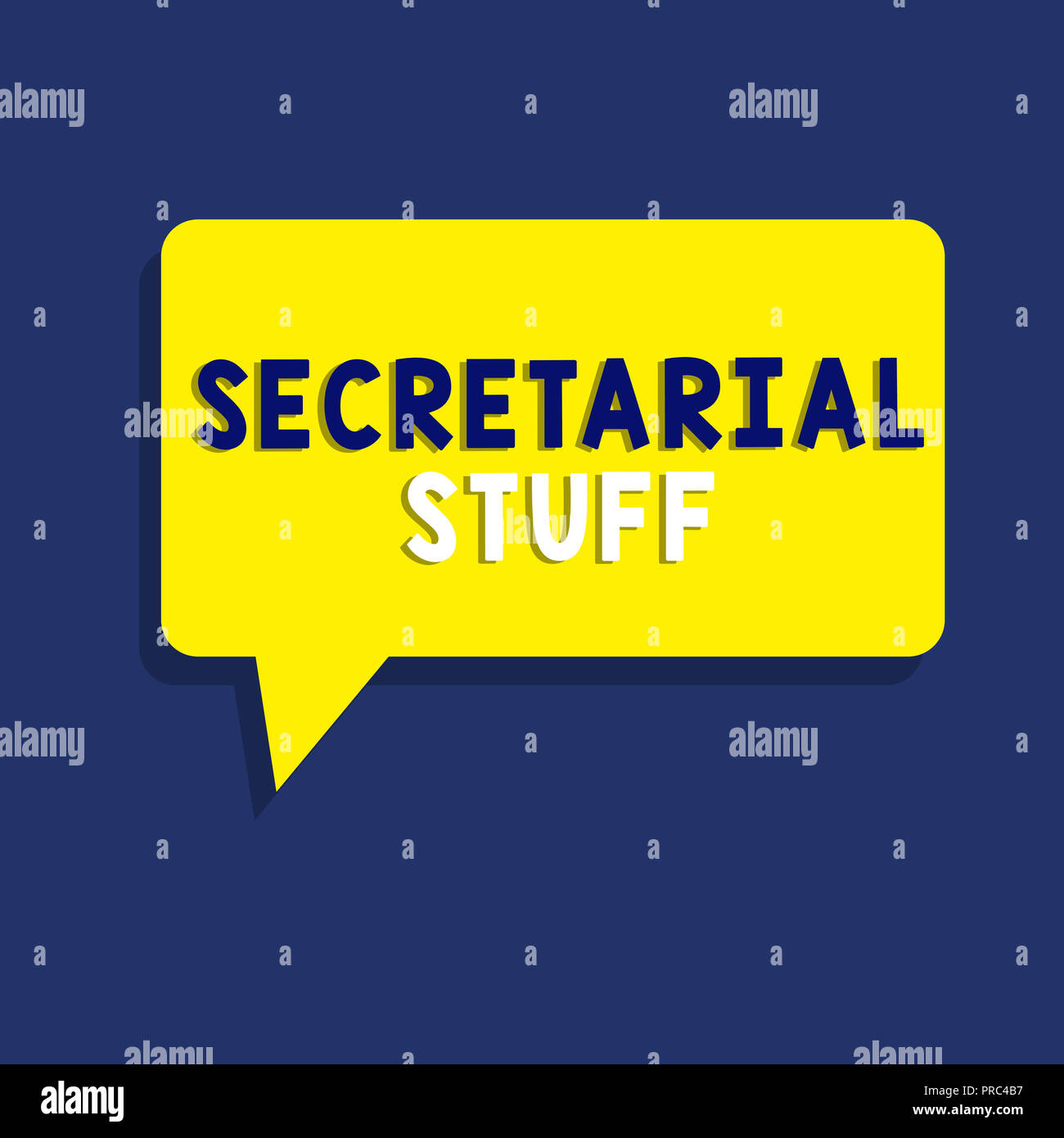 Text sign showing Secretarial Stuff. Conceptual photo Secretary ...