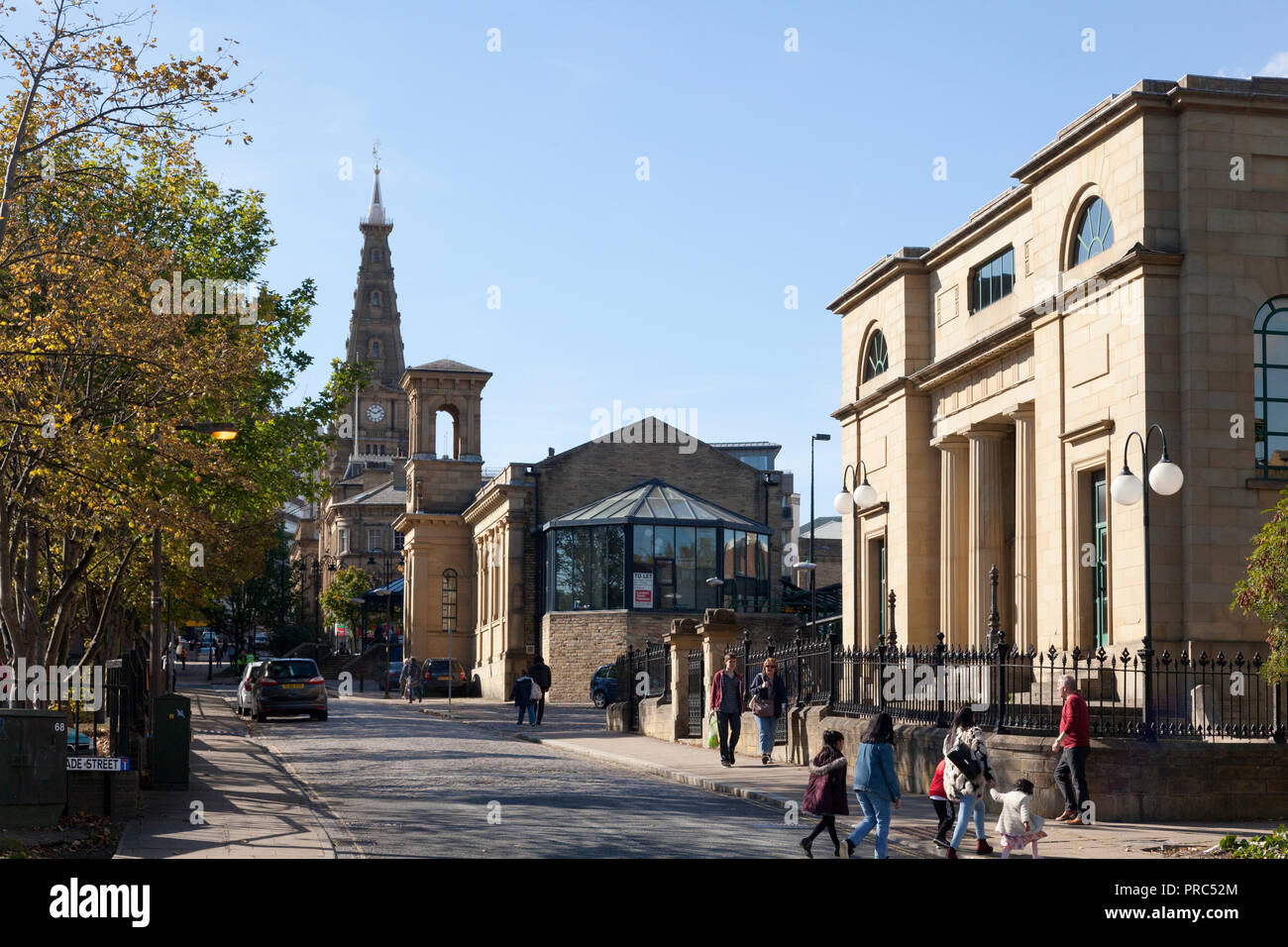 Refurbished Victorian and Georgian buildings in Wade Street, Halifax ...