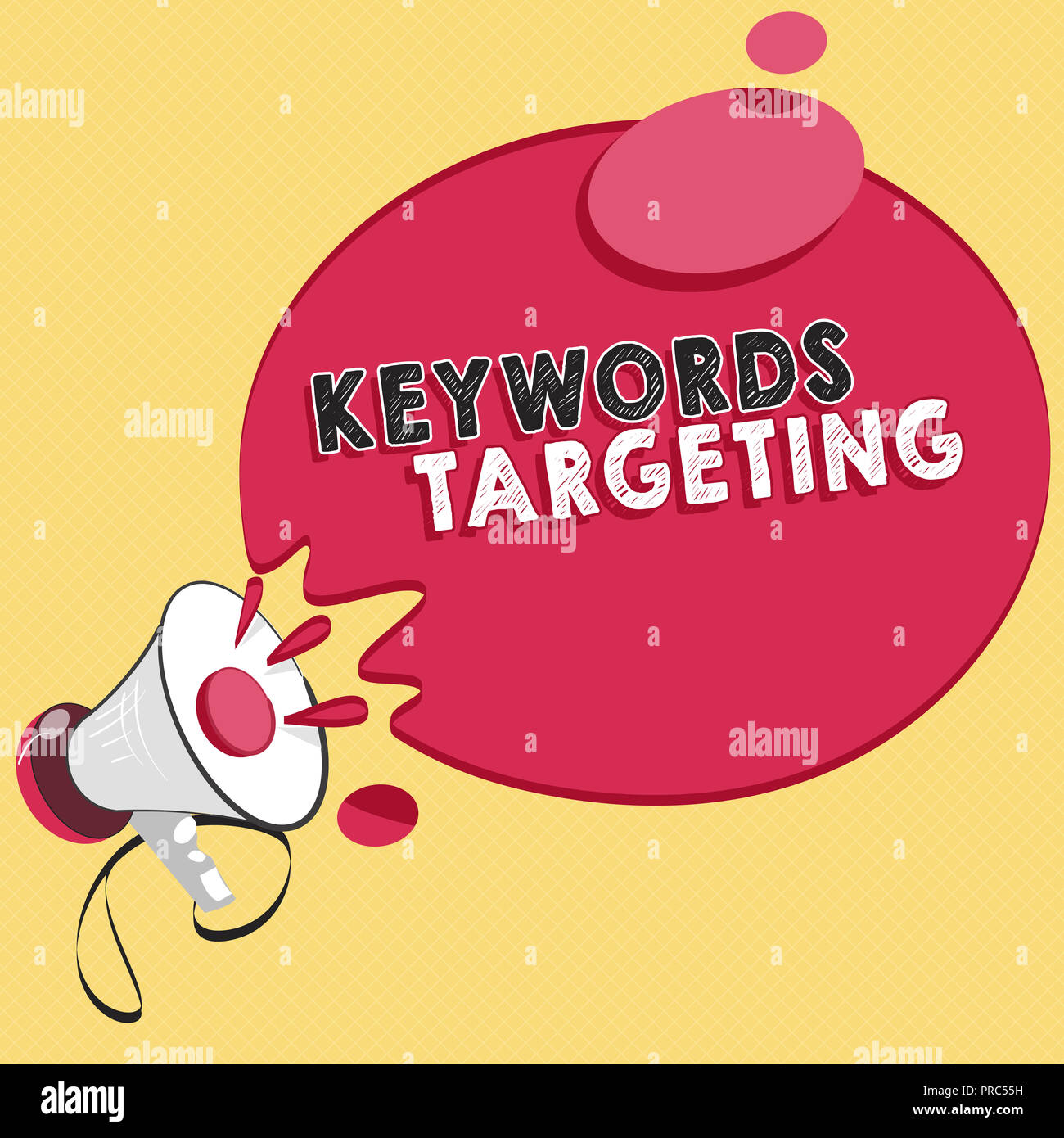 Word writing text Keywords Targeting. Business concept for Use Relevant ...