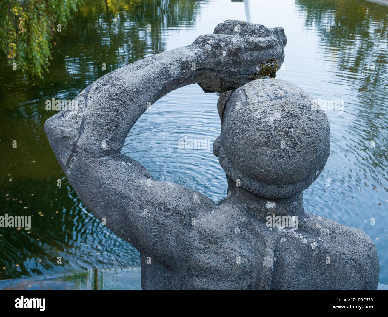 Faun fountain hi-res stock photography and images - Alamy