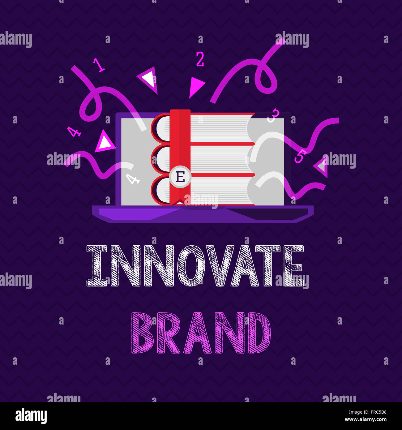 Handwriting text Innovate Brand. Concept meaning significant to ...