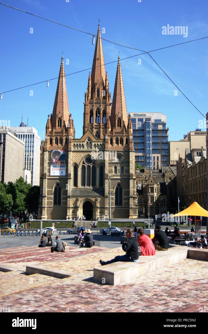 St Paul's Cathedral, Melbourne, Australia Stock Photo - Alamy