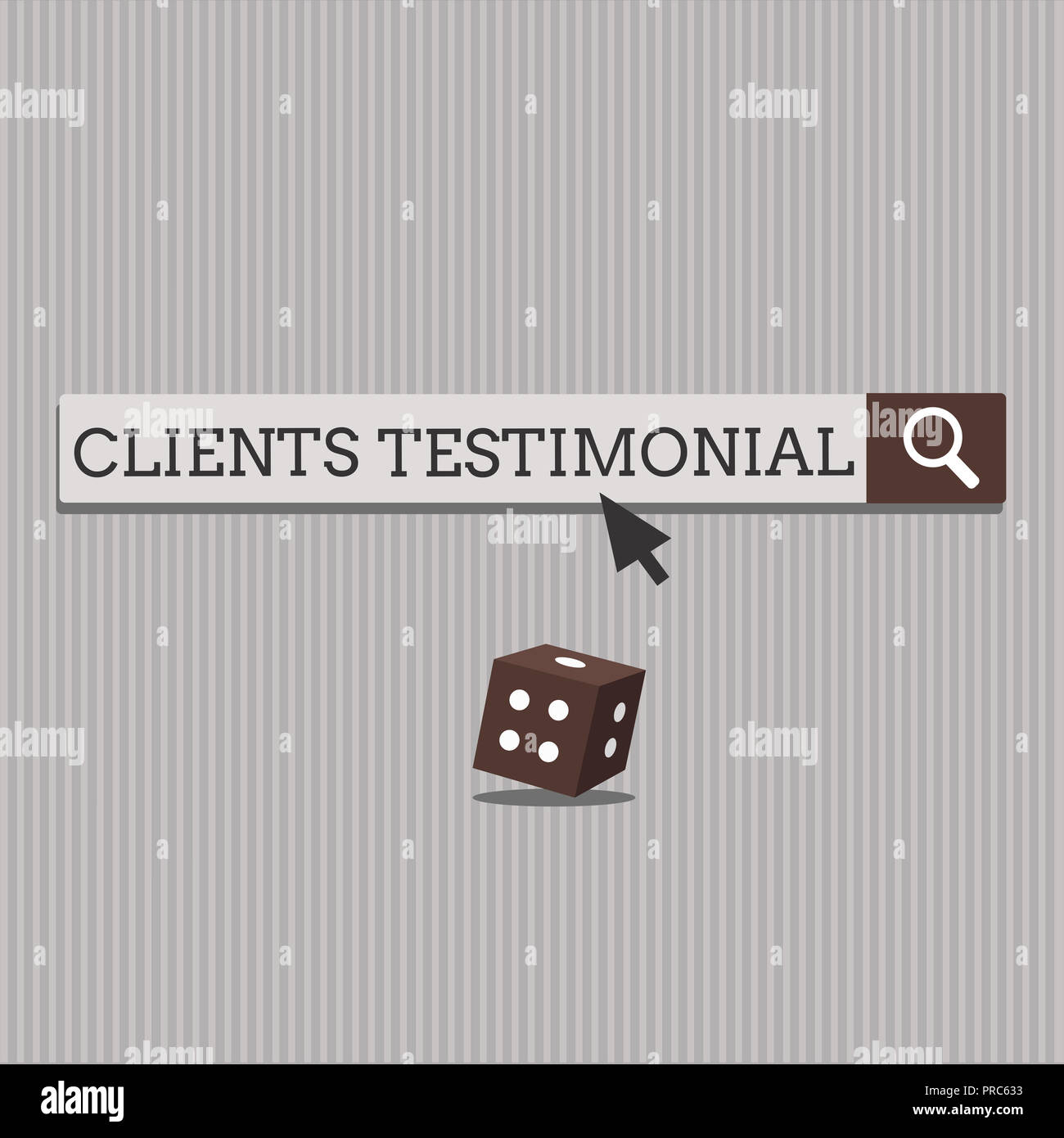 Handwriting text Clients Testimonial. Concept meaning Formal Statement ...