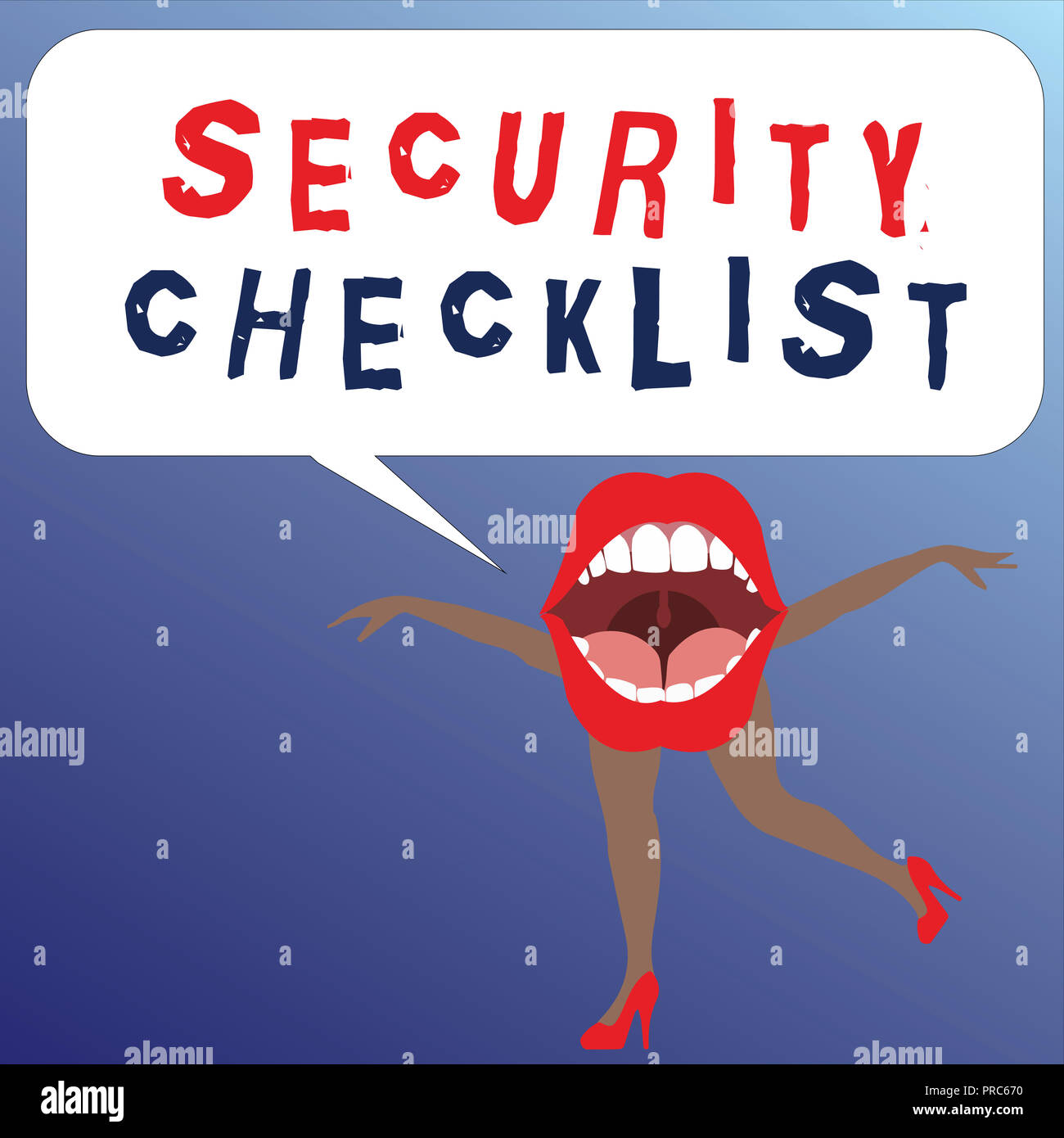 Writing note showing Security Checklist. Business photo showcasing ...