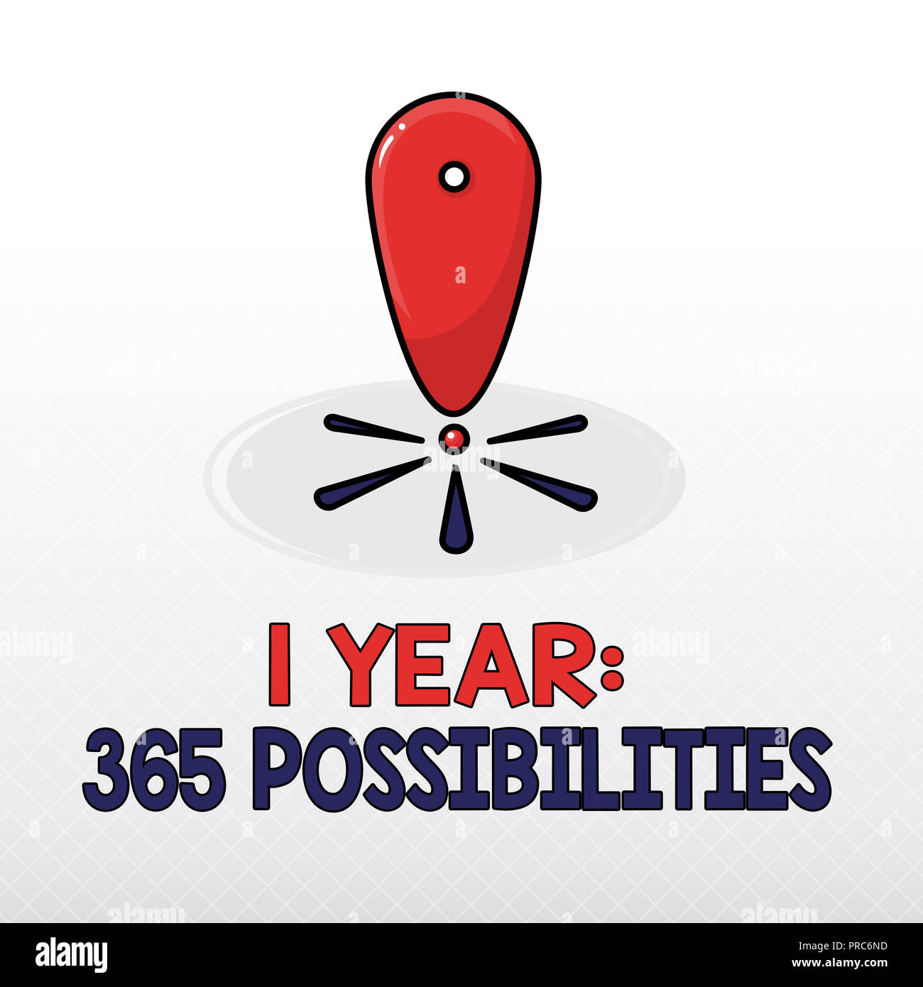 Word writing text 1 Year 365 Possibilities. Business concept for ...