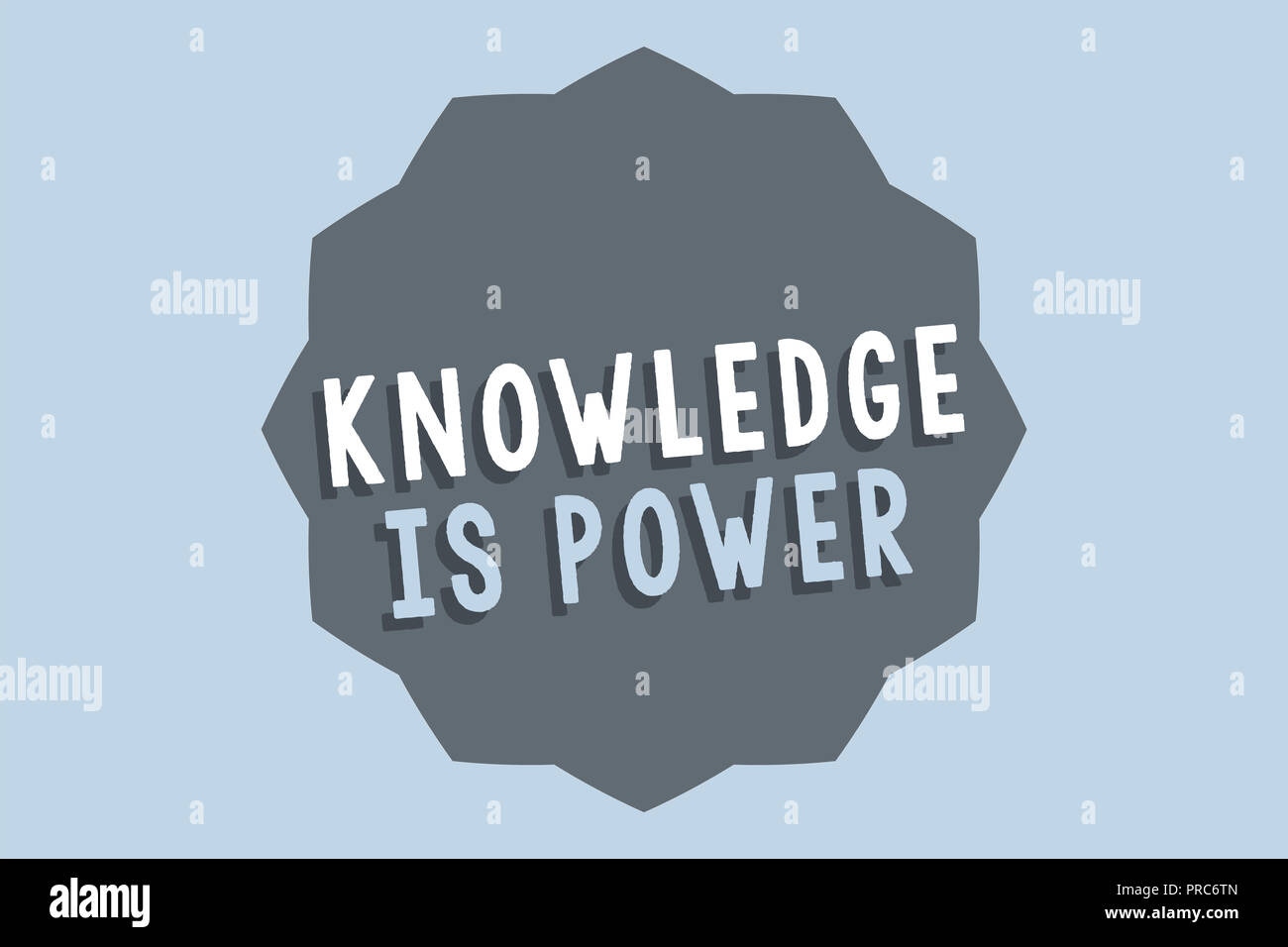 Handwriting text Knowledge Is Power. Concept meaning skills acquired ...