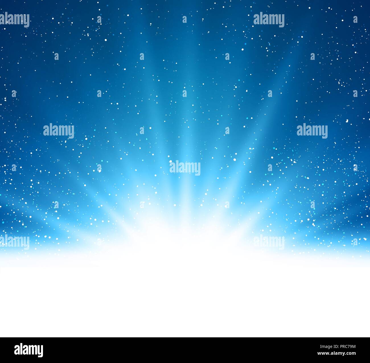 Vector Abstract shiny magic blue light background Stock Vector Image ...