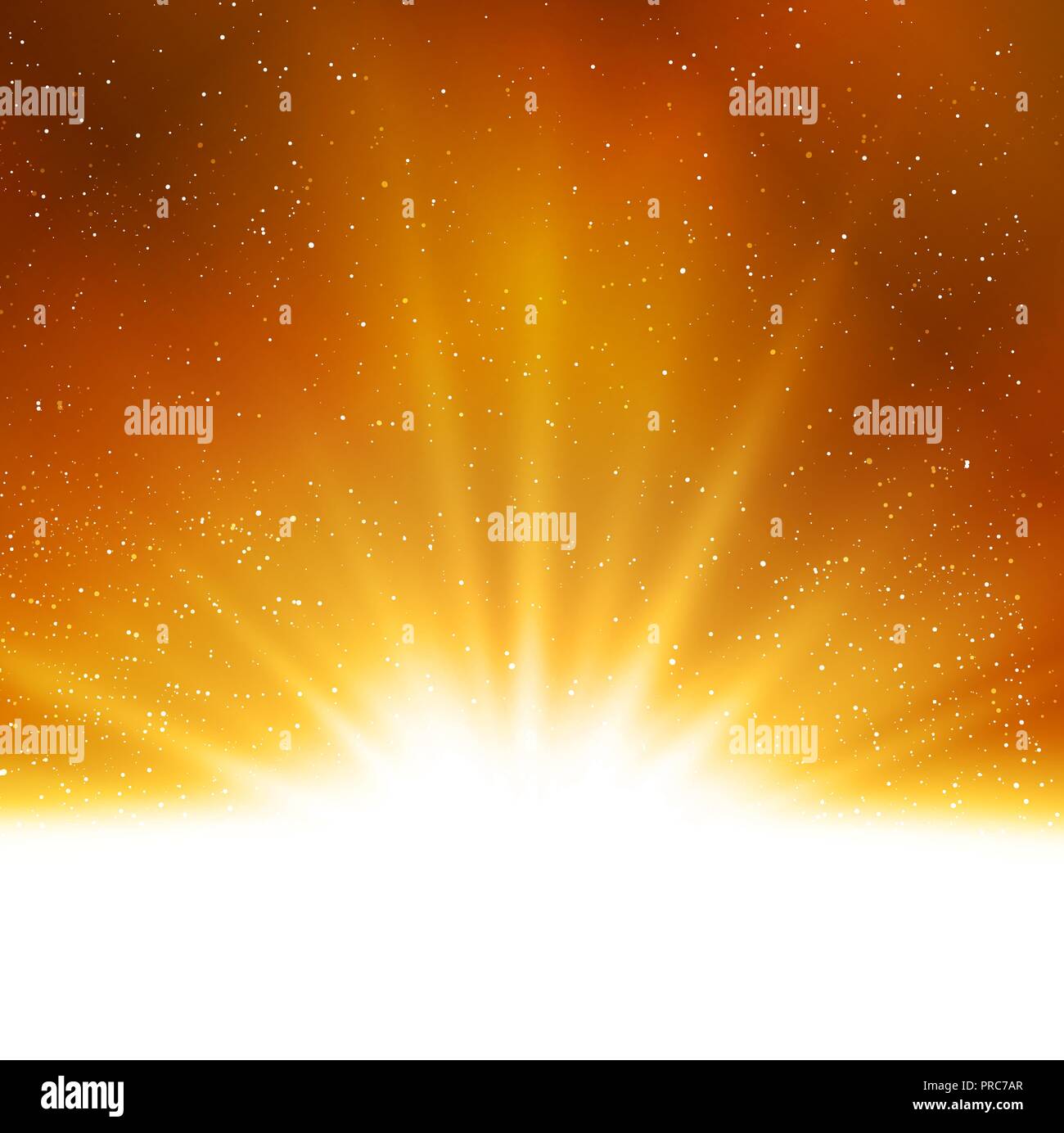 Vector shiny Abstract magic gold light background Stock Vector Image ...