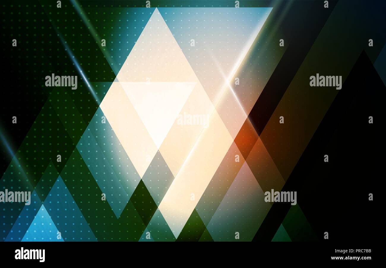 Vector abstract geometric background with triangle shape Stock Vector ...