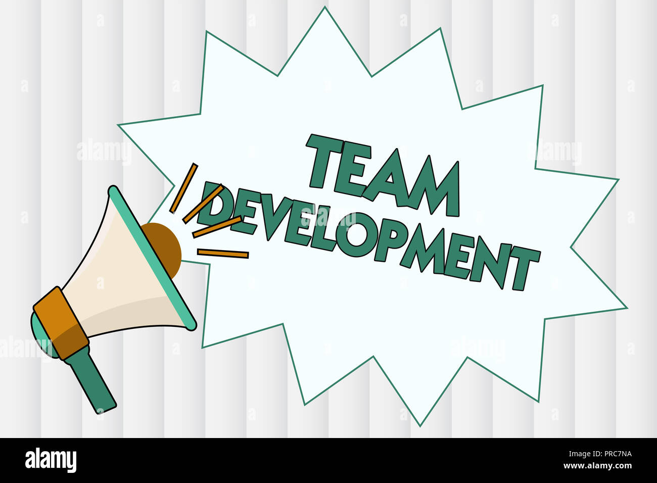 Conceptual hand writing showing Team Development. Business photo ...