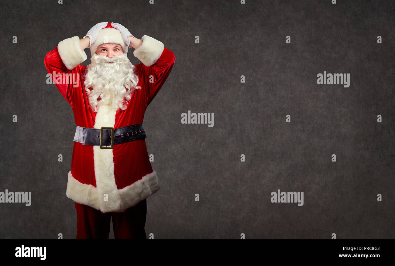 Santa head hi-res stock photography and images - Alamy