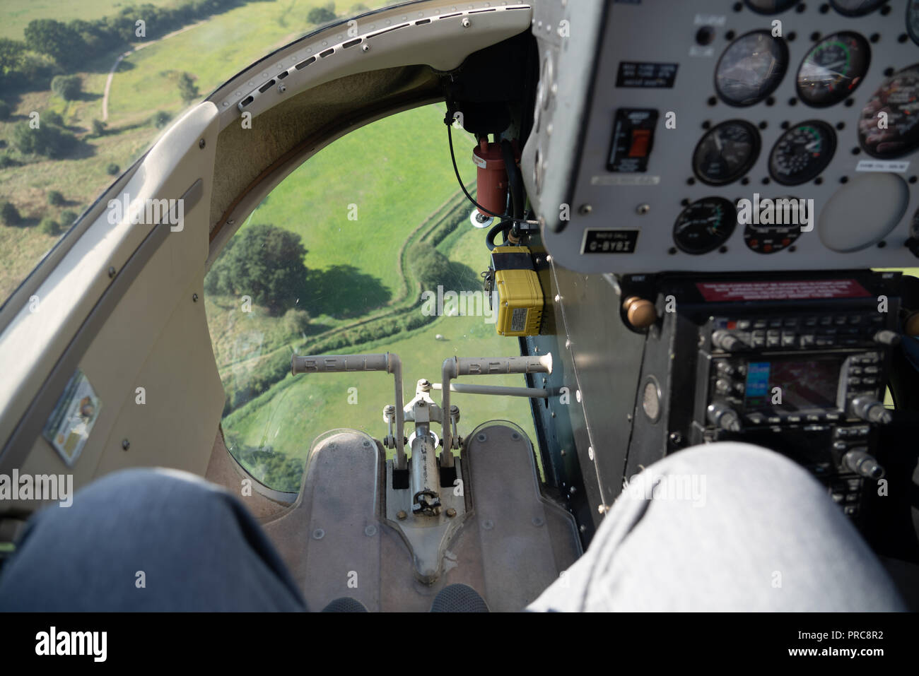 Bell jet ranger helicopter cockpit hi-res stock photography and images ...