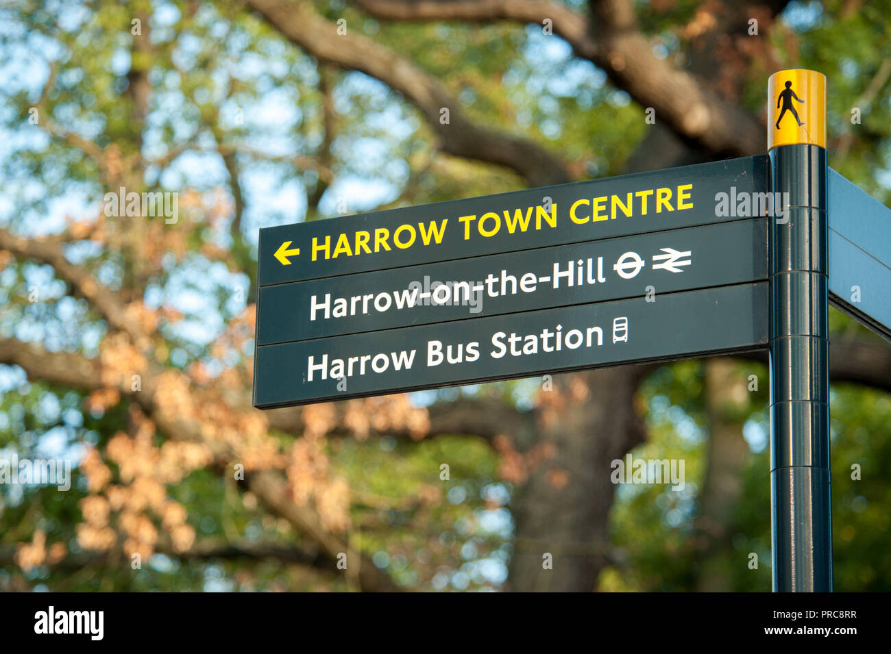 Harrow on the hill bus station hi-res stock photography and images - Alamy