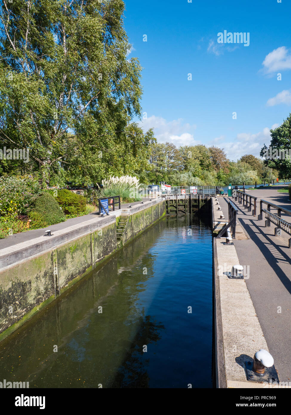 Abingdon Lock, Lock Gates, Abingdon, Oxfordshire, England, UK, GB Stock ...