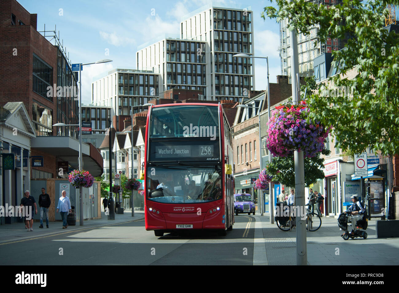 New built devolopment in Harrow town centre, a London borough Stock ...