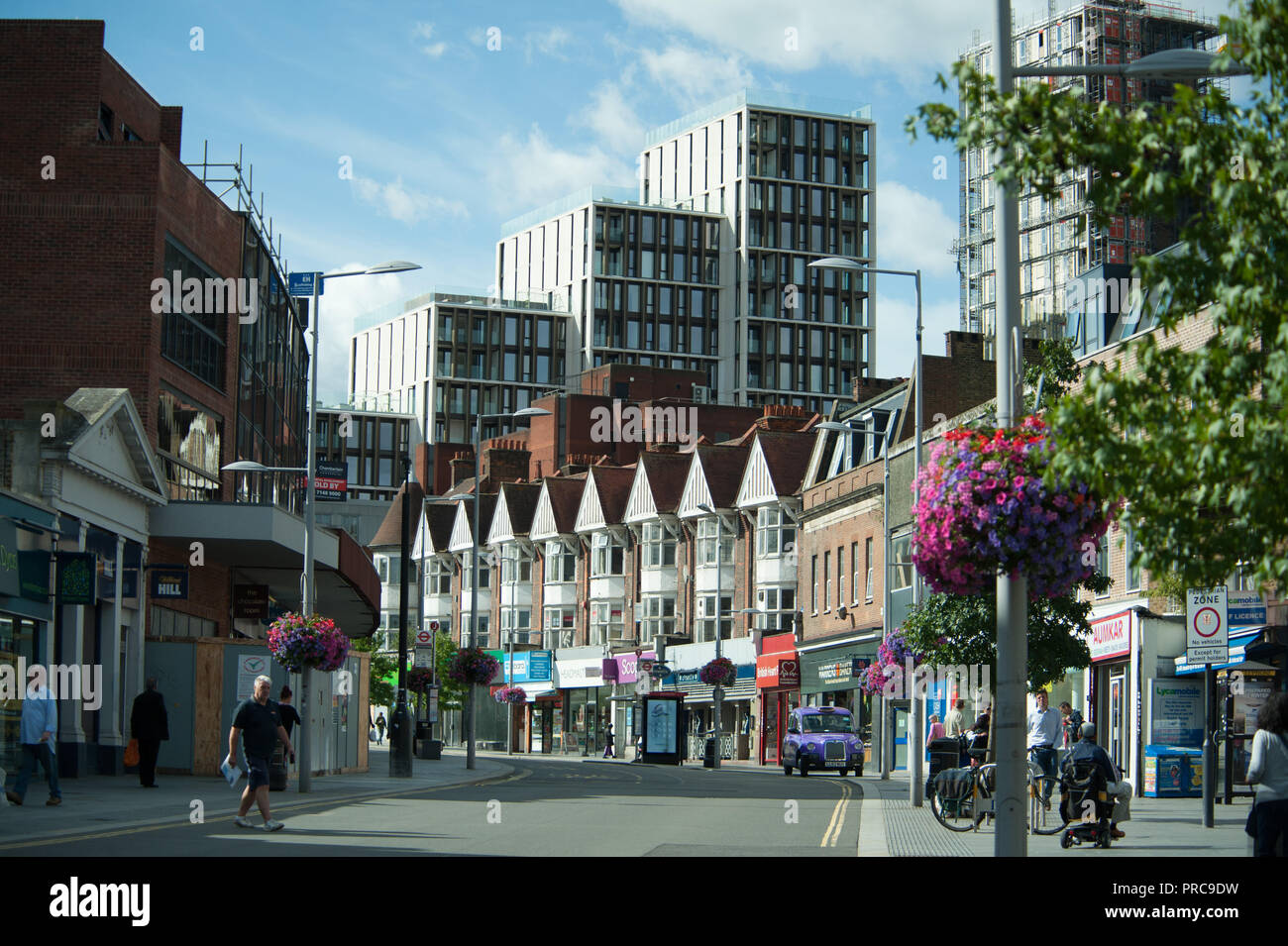 New built devolopment in Harrow town centre, a London borough Stock ...
