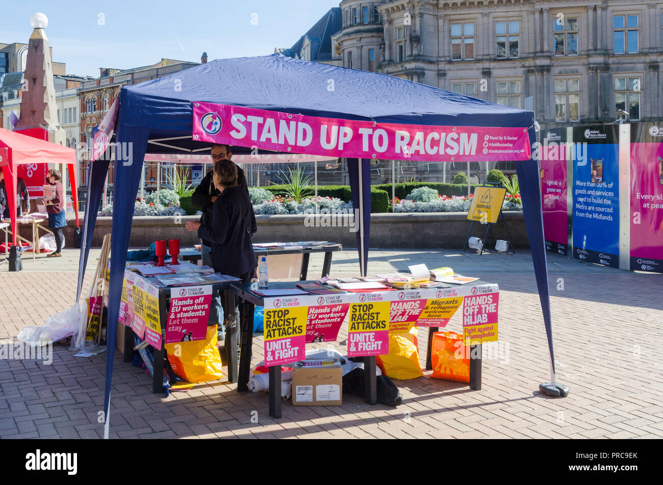 Stand up to racism banner hi-res stock photography and images - Alamy