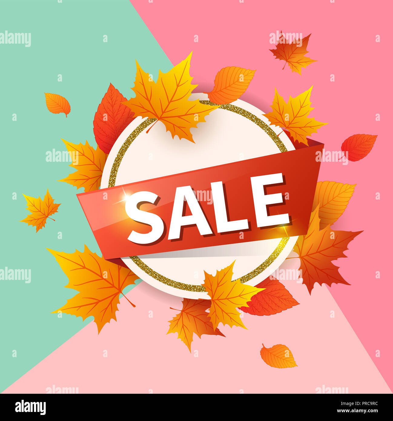 Fall sale banner hi-res stock photography and images - Alamy