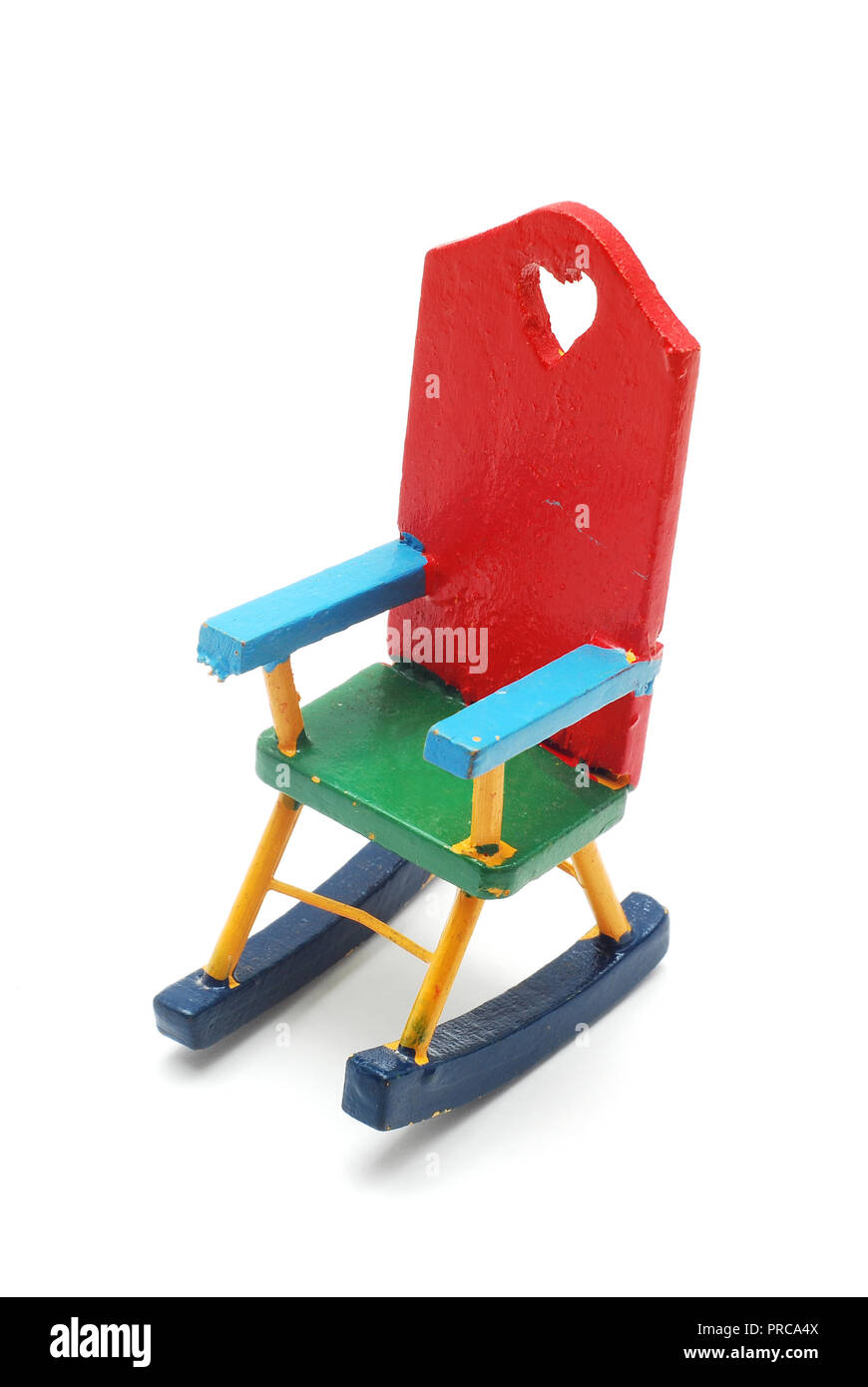 Wood rocking chair Cut Out Stock Images & Pictures - Alamy
