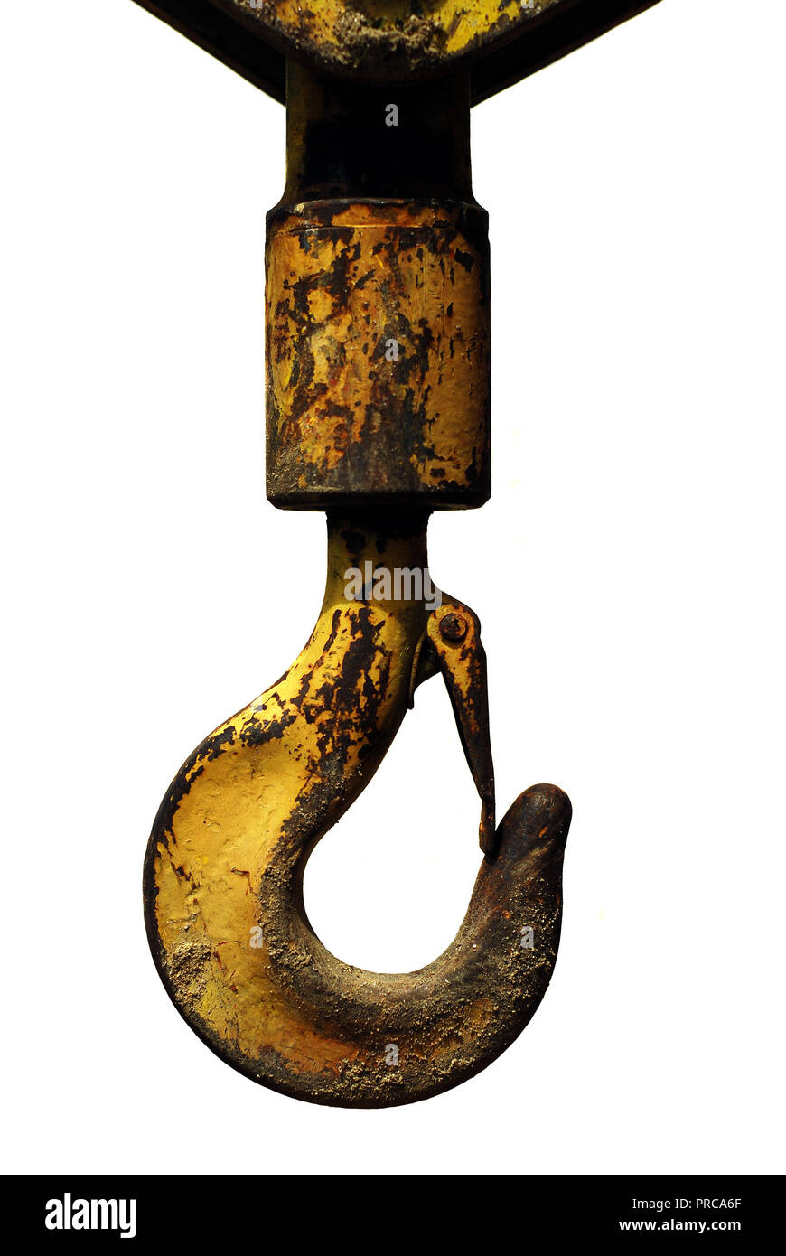 Big rusty crane hook hi-res stock photography and images - Alamy