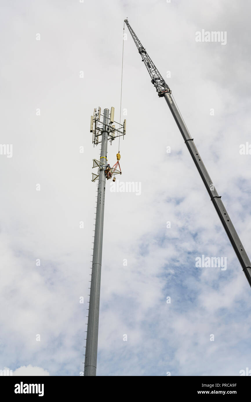 Cell Tower Repair High Resolution Stock Photography and Images - Alamy