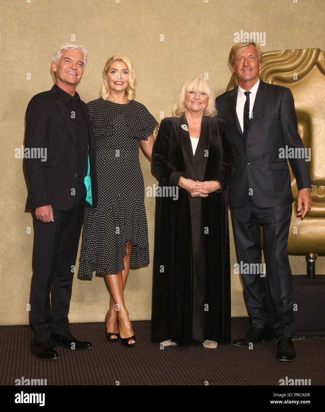 (Left to right) Phillip Schofield, Holly Willoughby, Judy Finnigan and ...