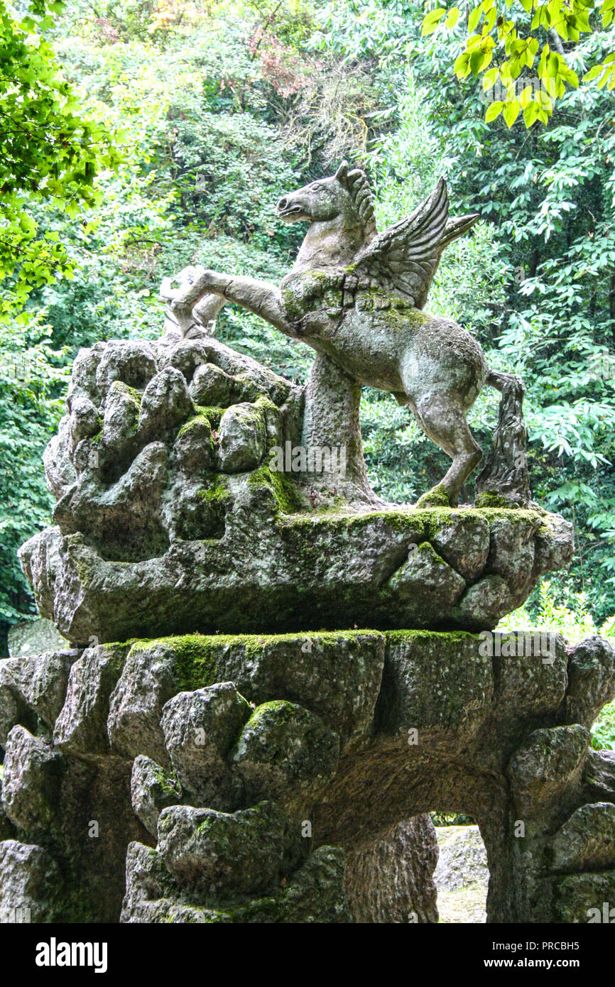 At Bomarzo - Italy - On semptember 2009 - Sacred Grove , known also as ...