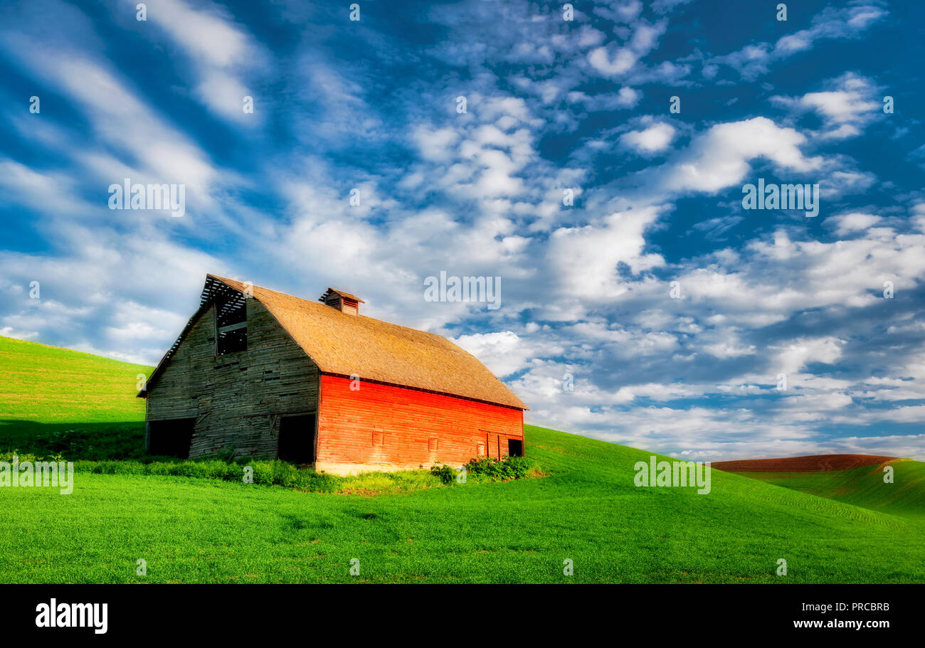 Red Barn Storm Clouds High Resolution Stock Photography and Images - Alamy
