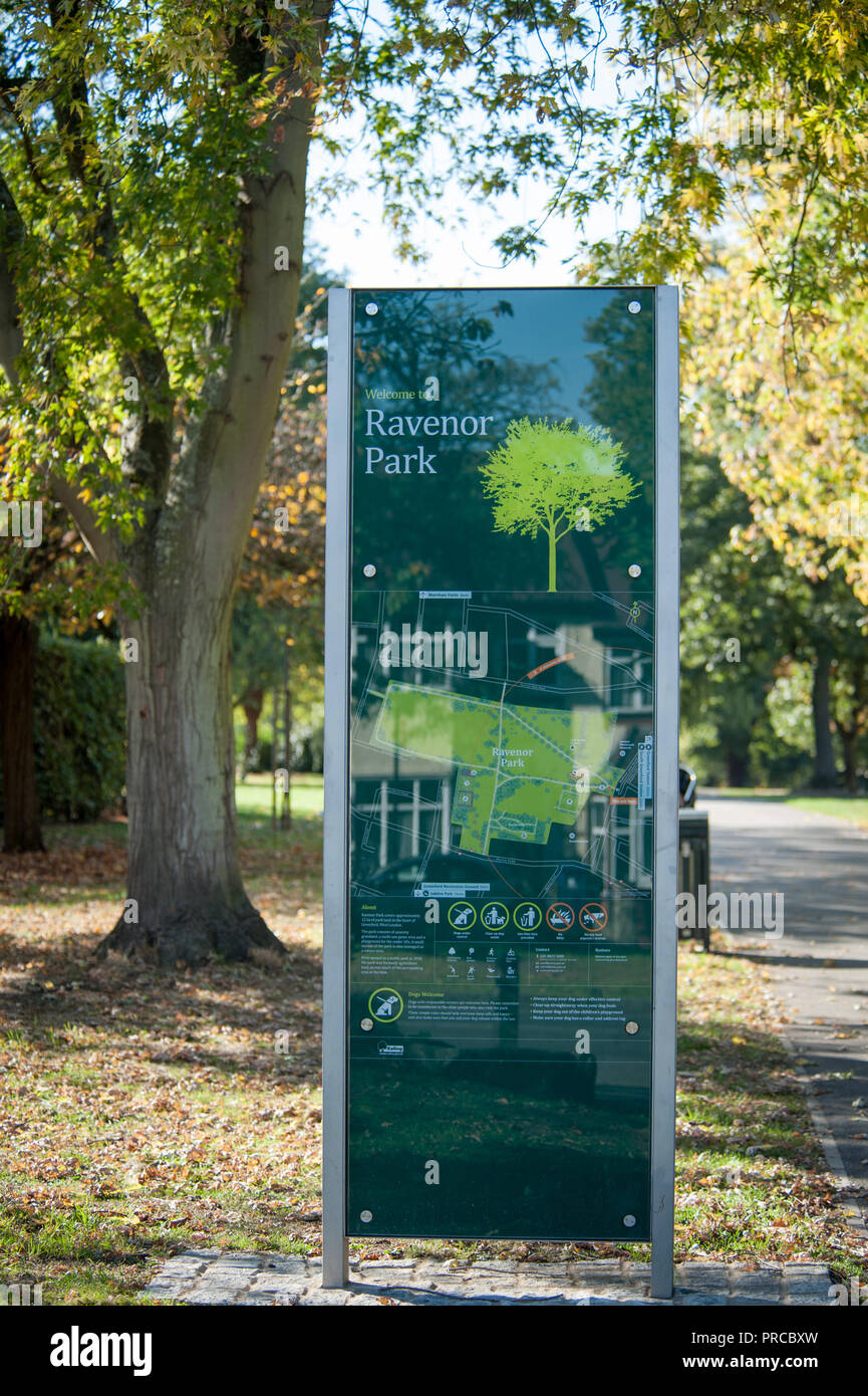Ravenor Park in Greenford in the London borough of Ealing Stock Photo ...