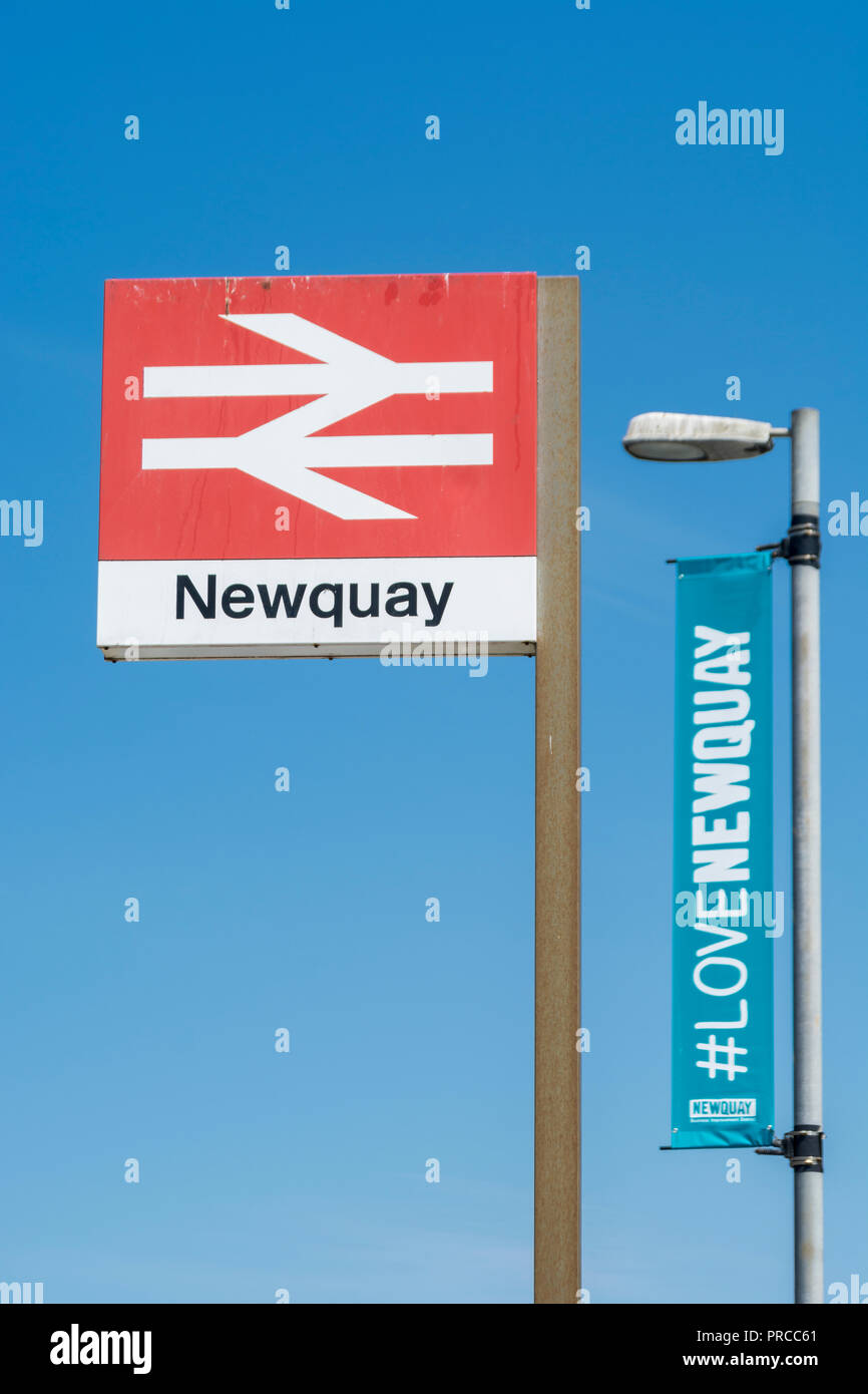 Scenes from around Newquay town centre, Cornwall - Newquay Railway ...