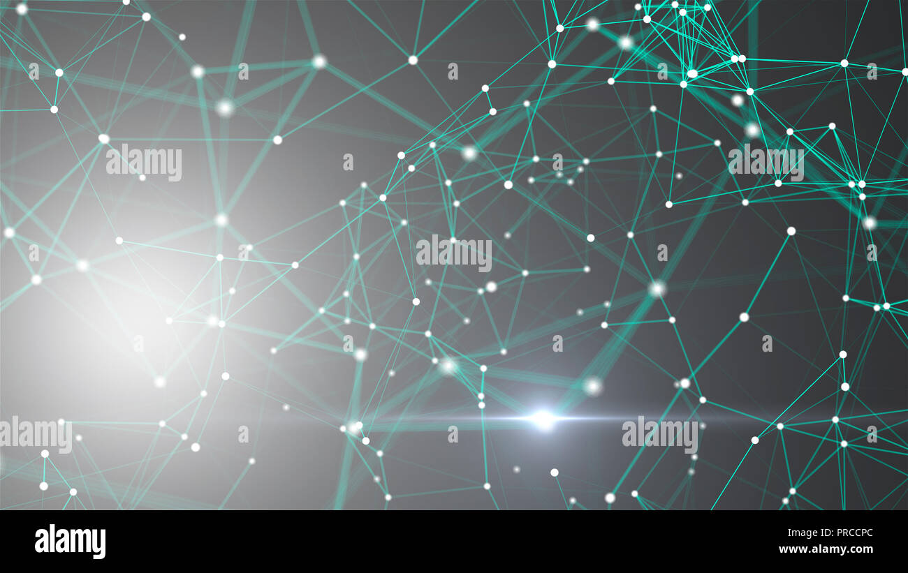 Abstract connection dots. Technology background. Network concept Stock ...