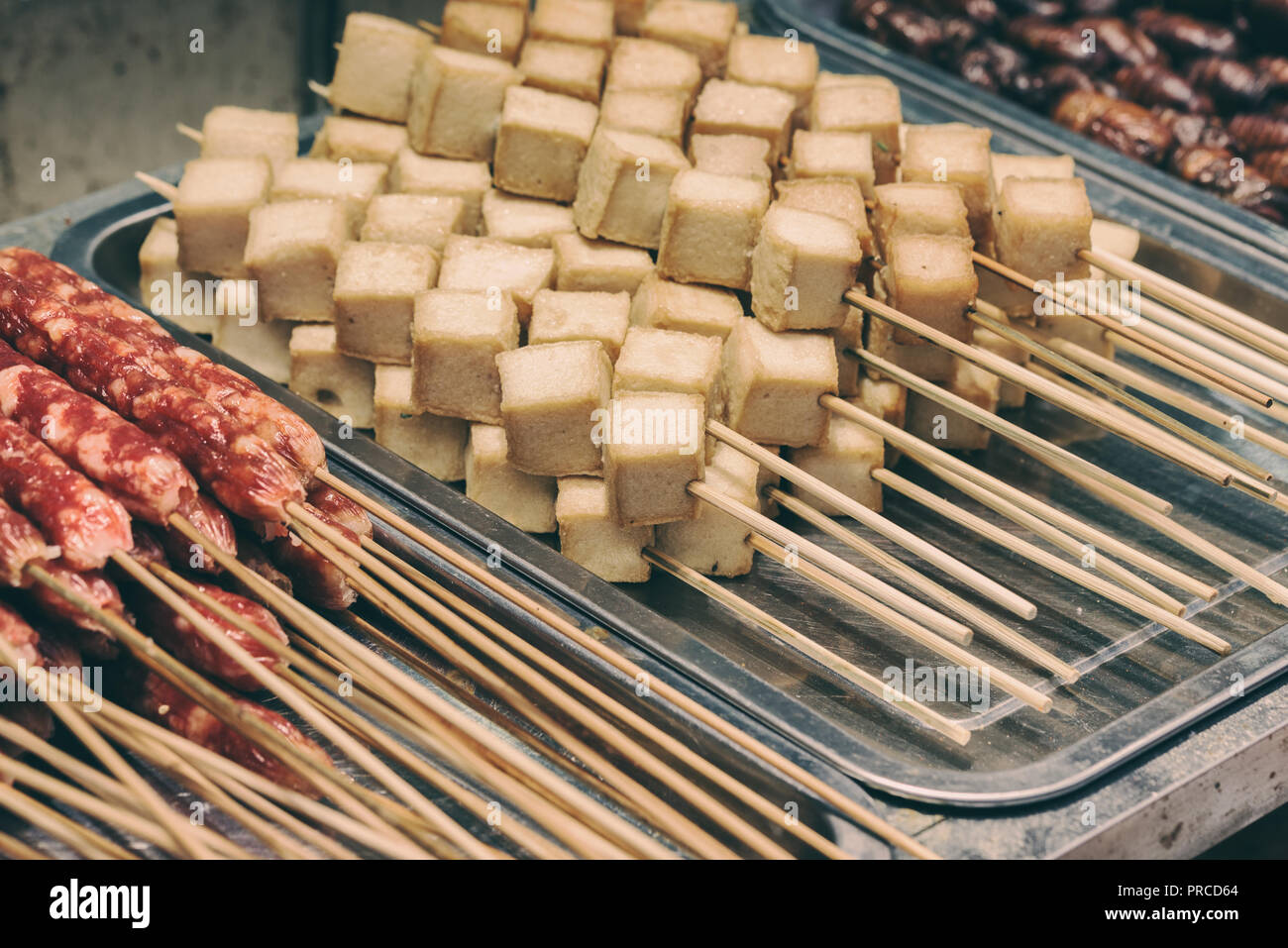 Tofu on a stick hi-res stock photography and images - Alamy