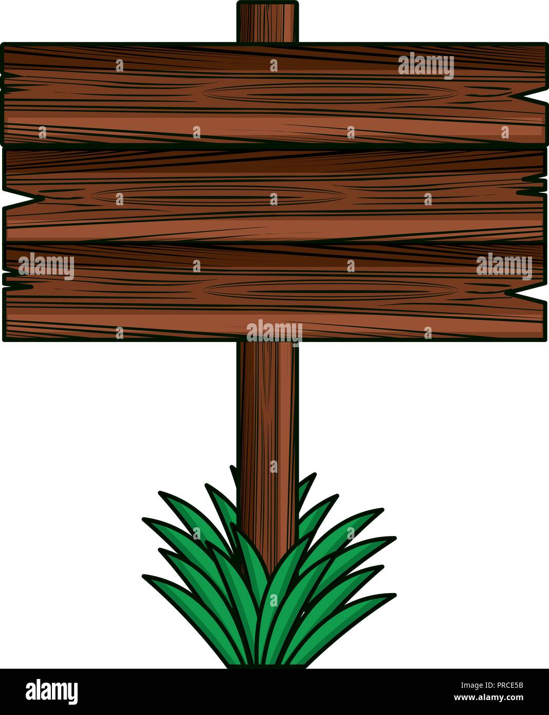 Blank wooden sign Stock Vector Image & Art - Alamy