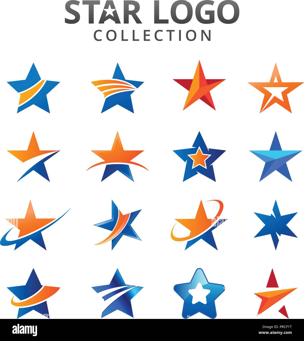 star collection logo Stock Vector Image & Art - Alamy