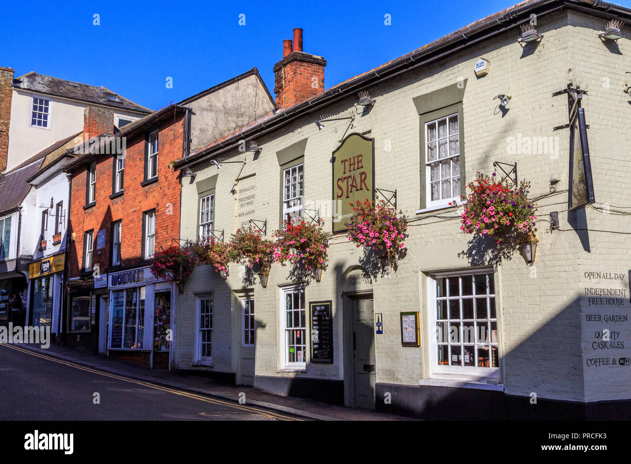 bishops stortford town centre high street ,a quaint historic market ...