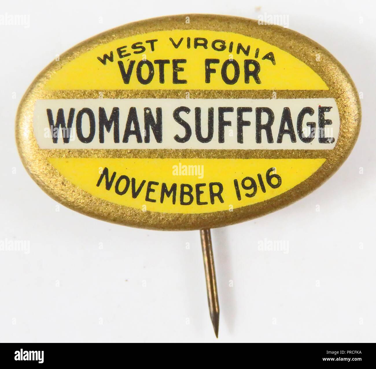 Oval suffrage pin hi-res stock photography and images - Alamy